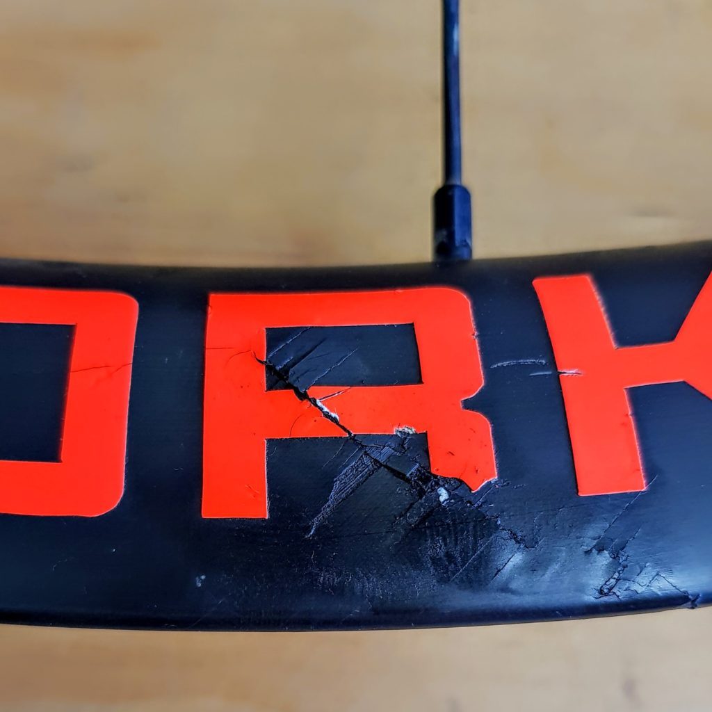Case Study Of A Cracked Carbon Rim - Wheelworks